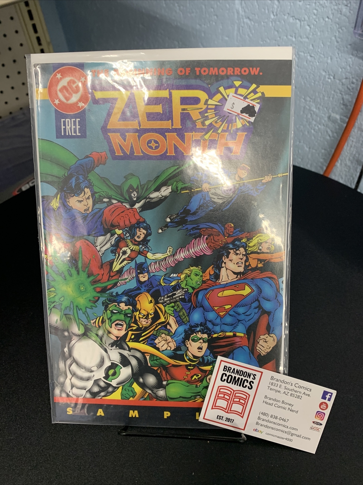 DC Comics Zero Month 1994 Free Promo “ The Beginning Of Tomorrow “ | eBay