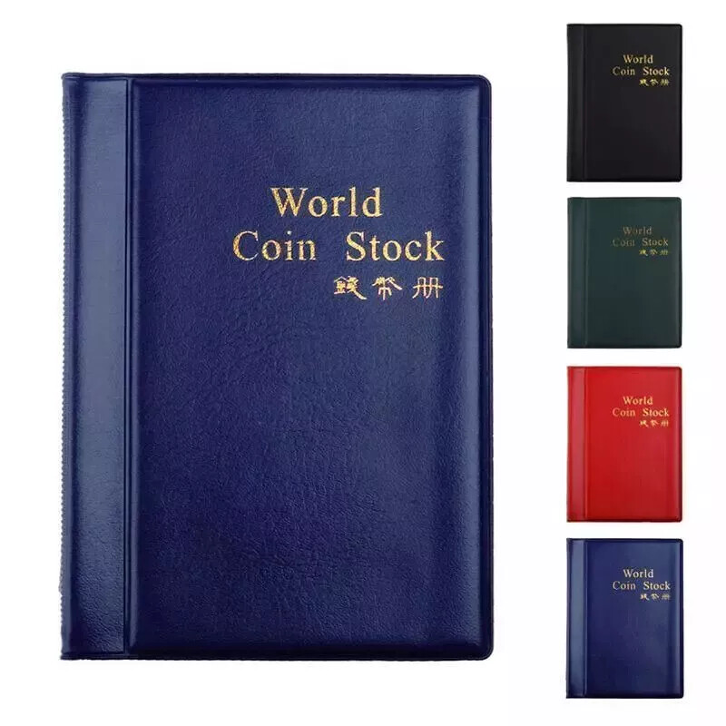 120 Pockets Coin Flip Holder Albums, 2x2 Inches Coin Storage Books for ...