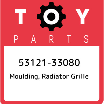53121-33080 Toyota Moulding, radiator grille 5312133080, New Genuine ...
