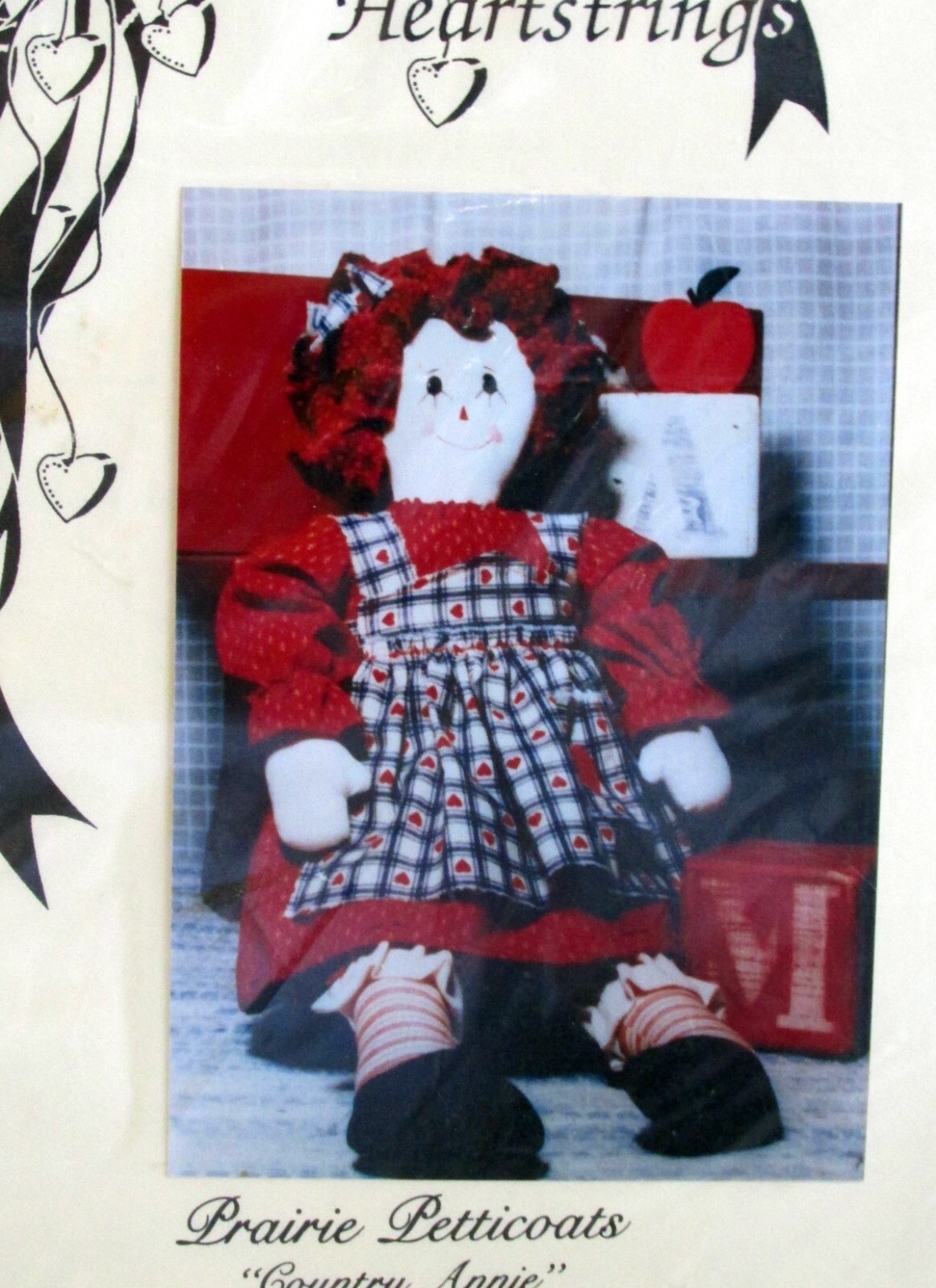 Country Heartstrings Annie Prairie Petticoats 20" Rag Doll Craft ...
