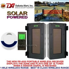 Dakota Alert Pr-2500 Wireless Long Range Portable Receiver PR2500 for ...