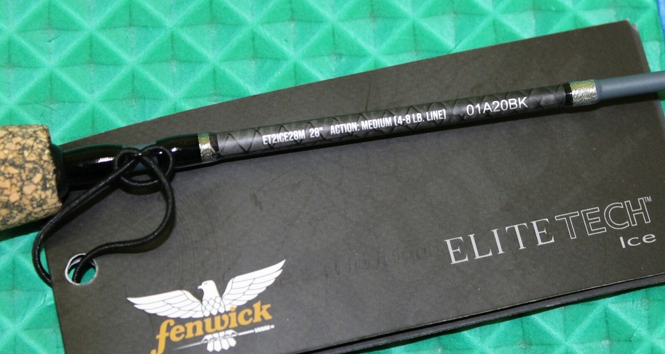 Fenwick Elite Tech Ice Fishing Spinning Rod ET2ICE Series CHOOSE YOUR ...