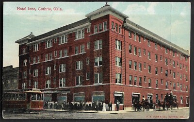 pk85506:Postcard-Vintage View of Hotel Ione,Guthrie,Oklahoma | eBay