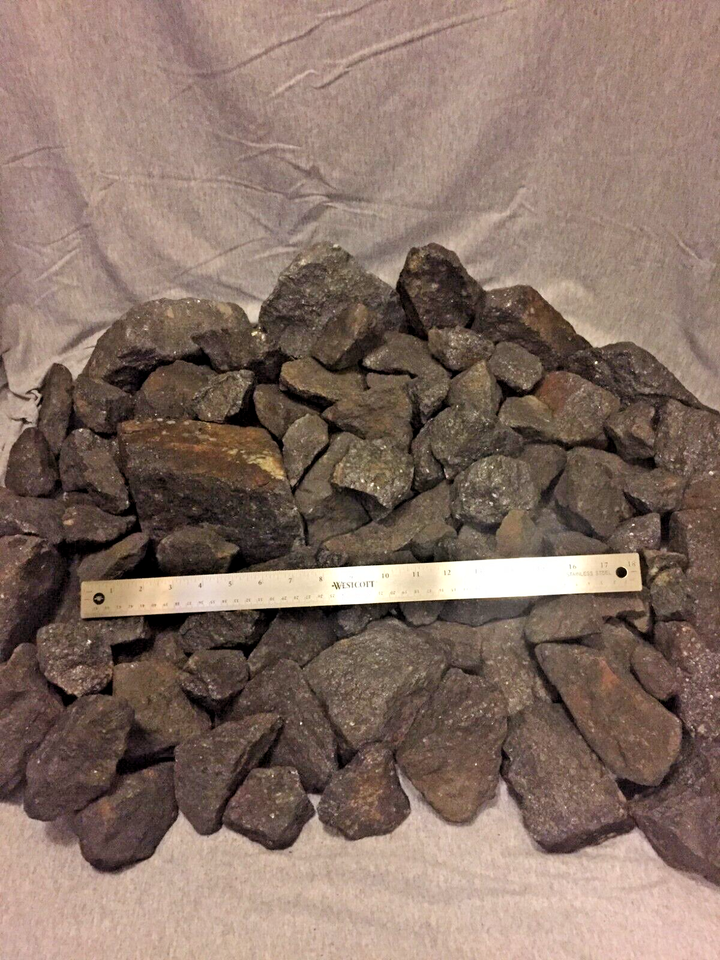 Dark Iron Ore, Magnetite Ore, Smelting Ore, Iron Ore Rock, 30 Pounds | eBay