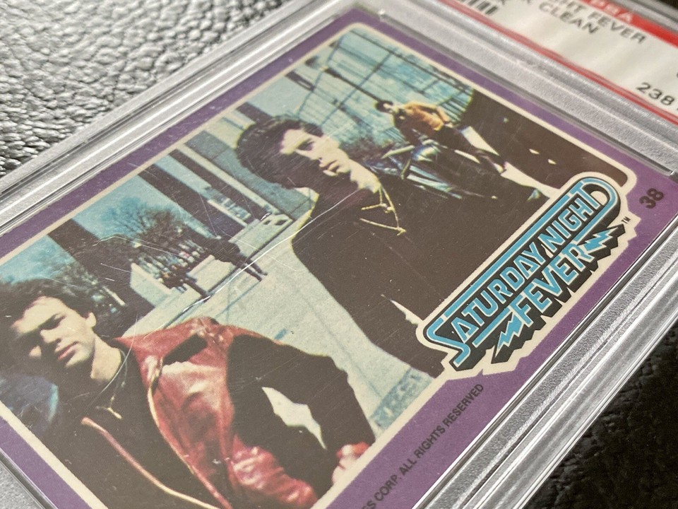 PSA 10 1978 Saturday Night Fever John Travolta Topps Card #38 Movie ...
