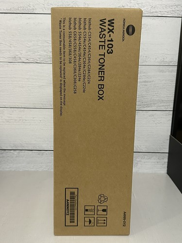 -Genuine Brand New- KONICA MINOLTA WX-103 Waste Toner Box New Opened ...
