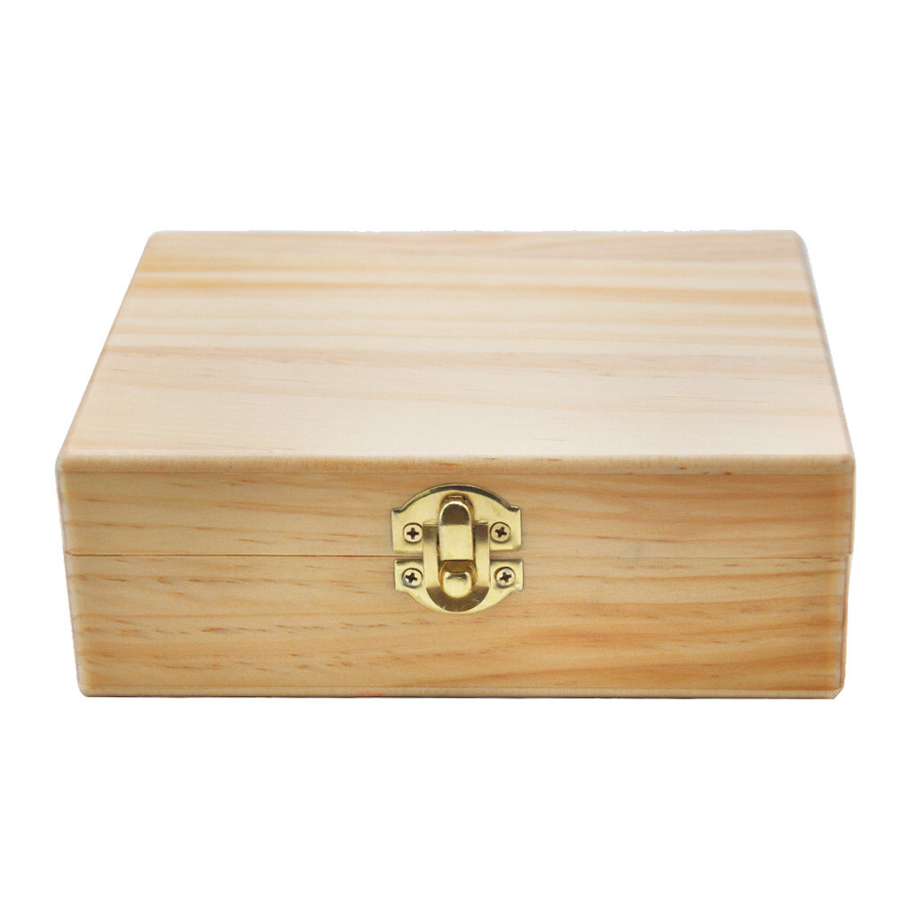 Wood Stash Box With Rolling Tray Large And Perfect To Organize Your ...