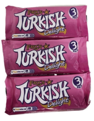 FRY'S Turkish Delight Bars 3×51g Chocolate Assorted Hamper Pack of 3 | eBay