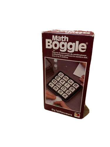 JEU BOGGLE MATH - MIRO MECCANO | eBay