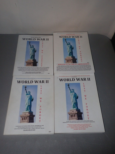 World War II Lest We Forget, Patti Boice Strain 2019, 4 Vol Set 1900 ...