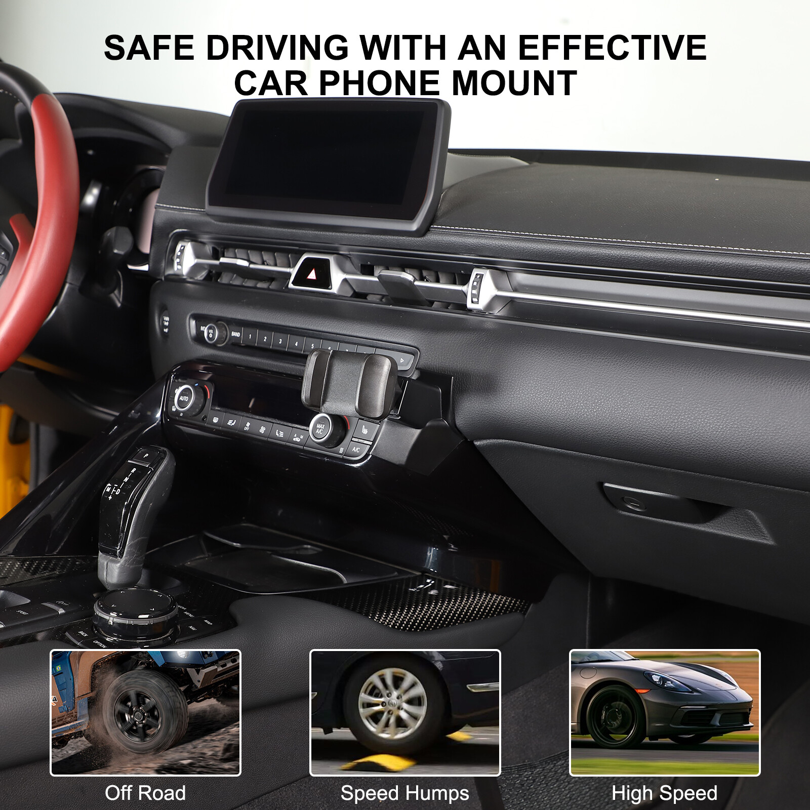 Clip Style Car Mobile Mount For Toyota GR Supra A90 2019+ Phone Holder ...