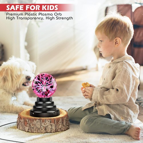 Flashmen Plasma Ball Science Toy for Kids Touch Sensitive Purple-red | eBay