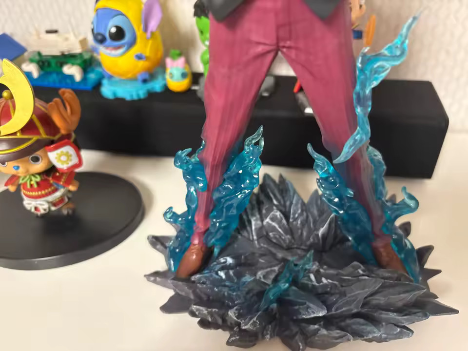 25cm One Piece Sanji Figure Devil Foot PVC Anime Action Statue ...