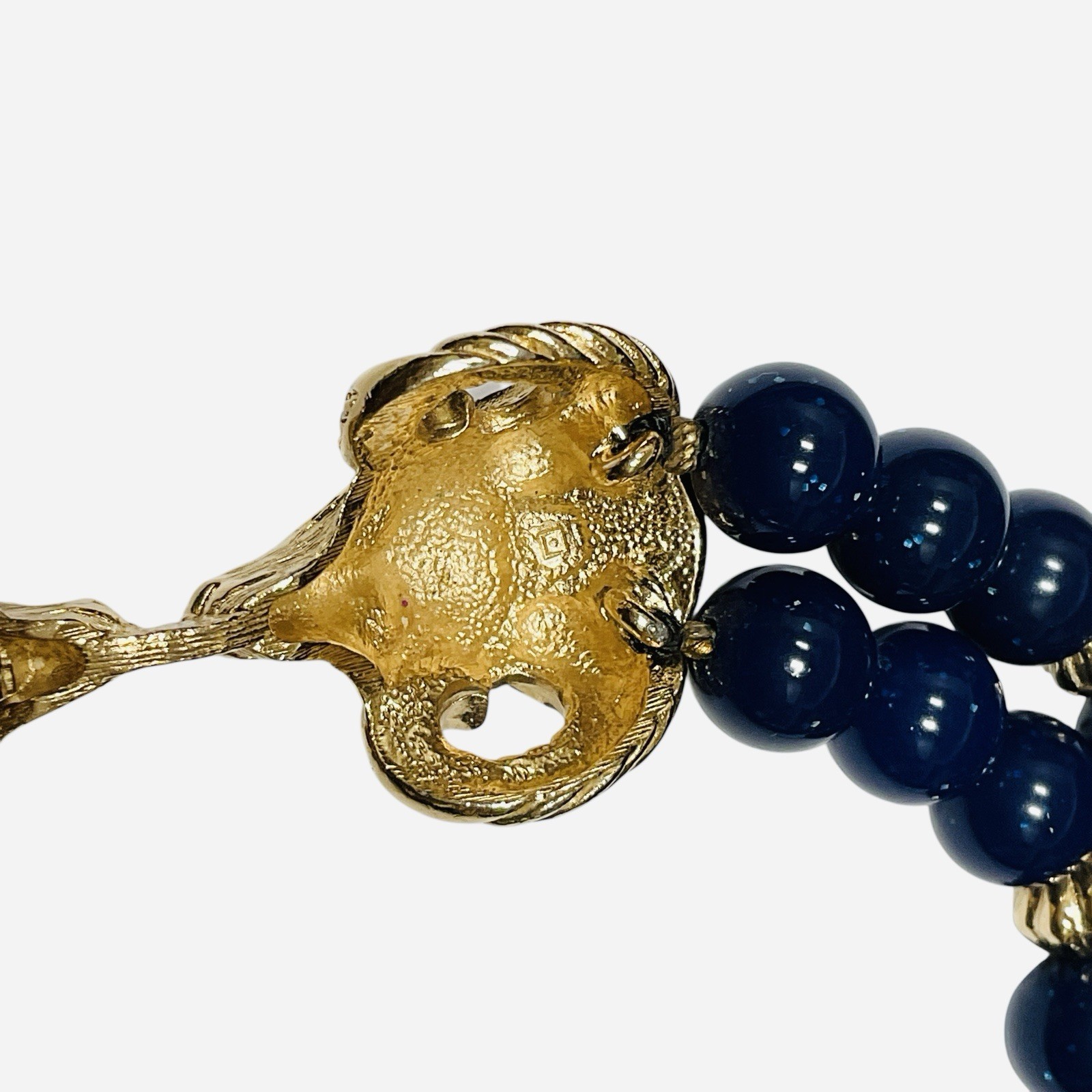 KJL For Avon Rams Head Necklace Blue Aries Sophisticated Lady Kenneth ...