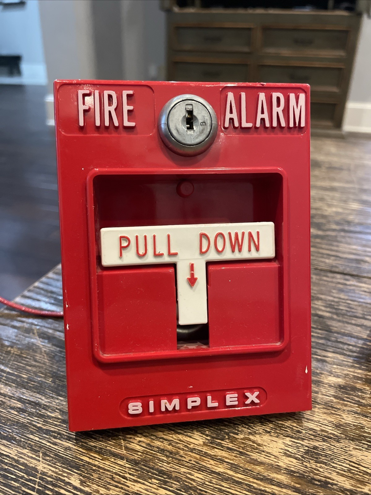 LOT of 3 Simplex 4251-20 Fire Alarm Pull Station, 4299-3 Backbox ...