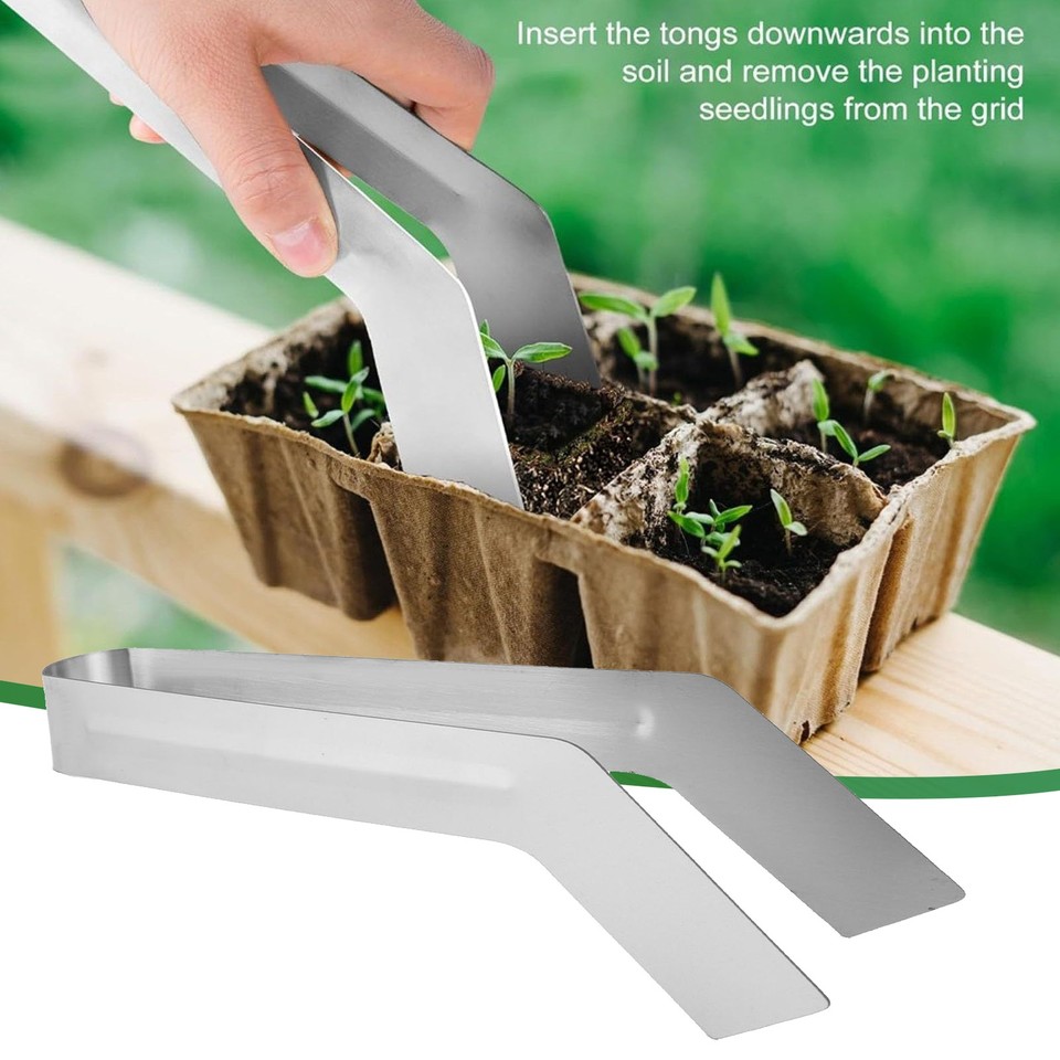 Stainless Steel Root Extraction Tongs Precision Transplanting ...