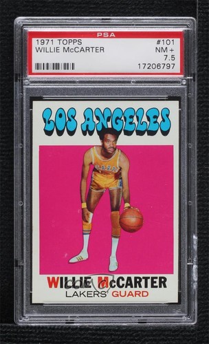 1971-72 Topps Willie McCarter #101 PSA 7.5 | eBay