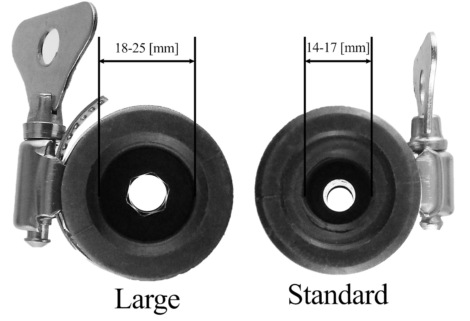 EXTRA WIDE Rubber Tap Connector Mixer Kitchen (22-24MM)+matching hose ...