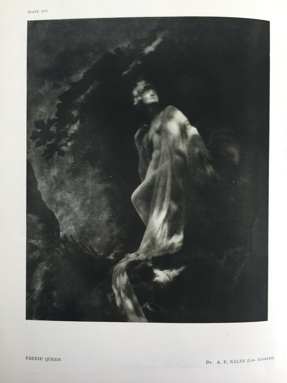 Nude "Faerie Queen" 1921 by Arthur F Kales 1882-1936 pictorialist | eBay