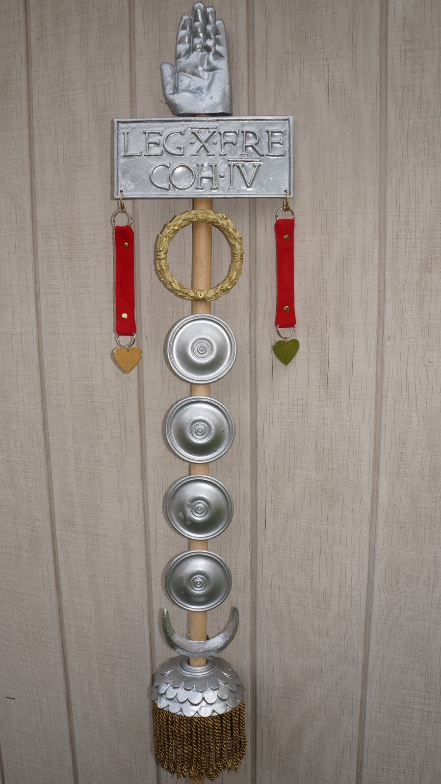 Roman Legionary Standard Signum Legion X Ten Fretensis Decima Tenth ...