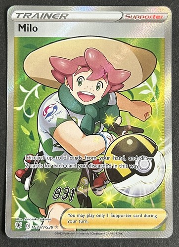 Milo TG27/TG30 Astral Radiance Trainer Gallery Full Art Rare Pokemon ...