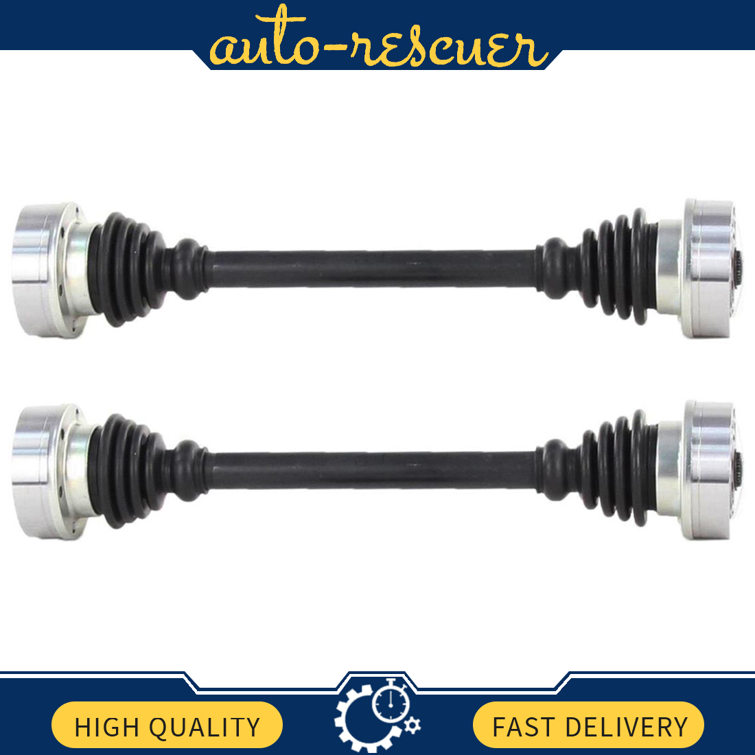 SurTrack Pair 2x Rear CV Axle Shafts For Porsche 924 944 VW Vanagon ...