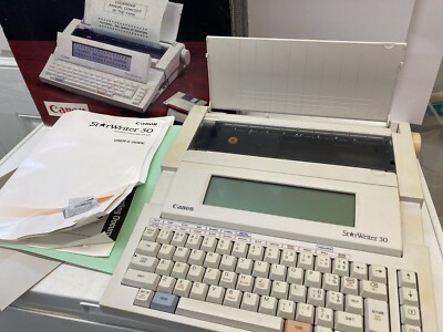 Typewriters & Word Processors - Canon Starwriter