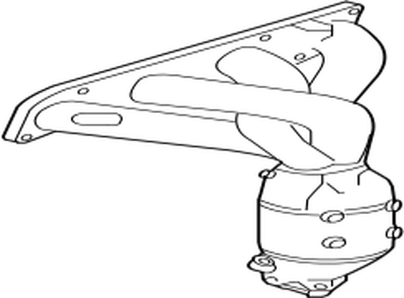 140E2-3TA0A Nissan Manifold assy-exhaust w/catalyst 140E23TA0A, New ...