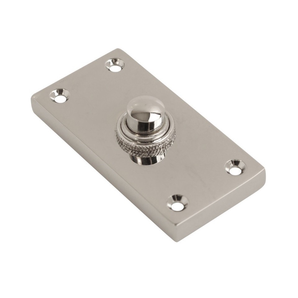 Door Bell Push Button Chrome, Brass, Satin Chrome, Black Antique Bell ...