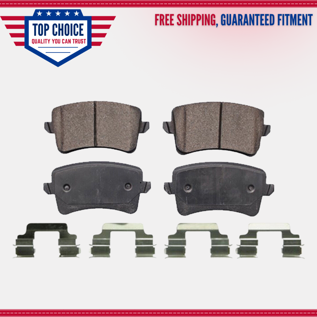 Rear Ceramic Brake Pads for 2010 2011-2014 Audi A4 A5 Quattro Allroad ...