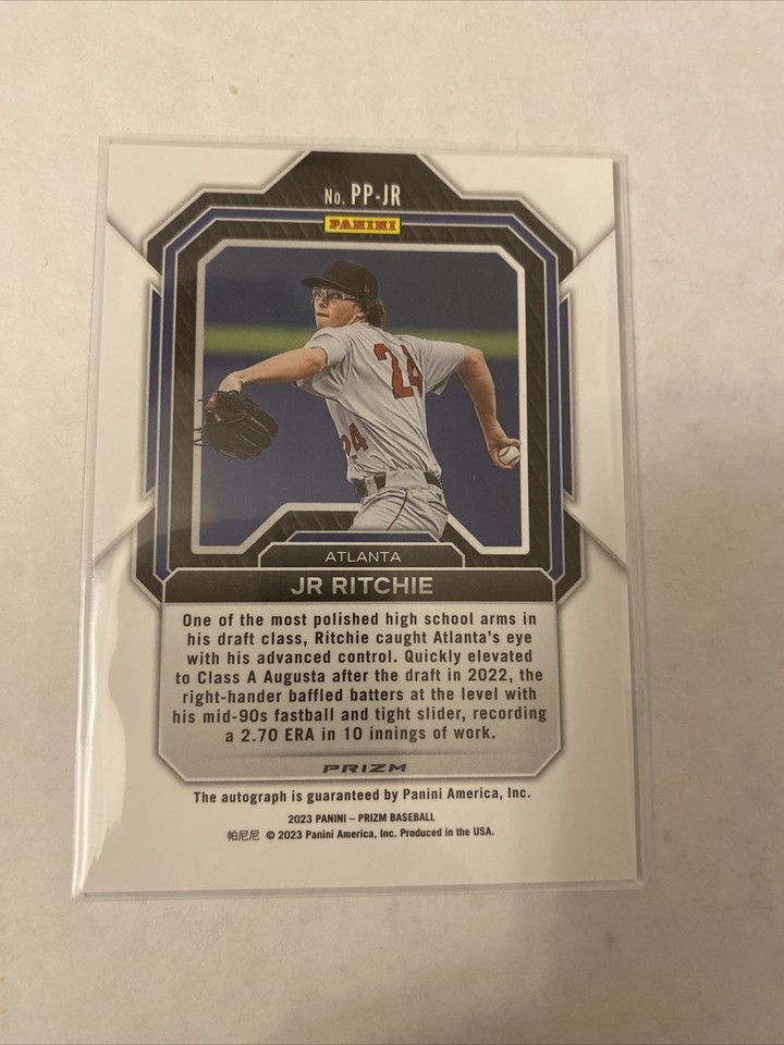 2023 Prizm JR Ritchie Potential Penmanship Auto Autograph Green Ice ...
