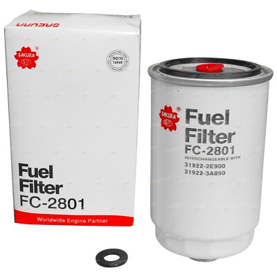 Sakura Fuel Filter for Hyundai iLOAD iMax TQ 2.5L 4cyl D4CB Diesel 2008 ...