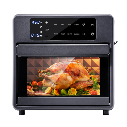 Air Fryer Toaster Oven Combo 16QT Digital Air Fryer with Rotisserie ...
