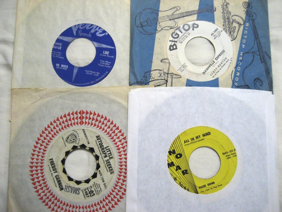 Northern soul Rock Psych Rockabilly w/promos - Vintage 45 record Lot 3 ...