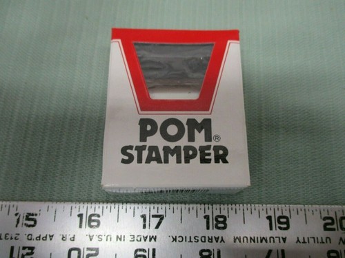 Pom Stamper Sanford Past Due Blue Ink Stamp Quick Drying Water ...