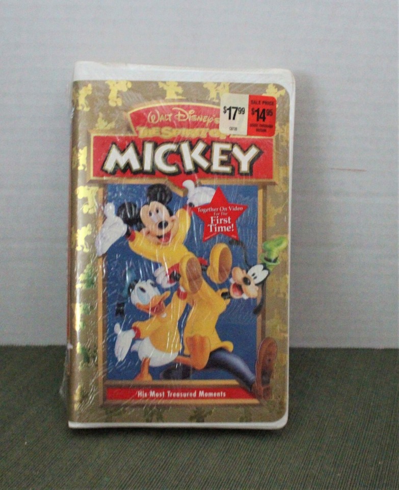 Disney Mickey Mouse Vintage VHS Lot 4 Cartoon Classics full length ...