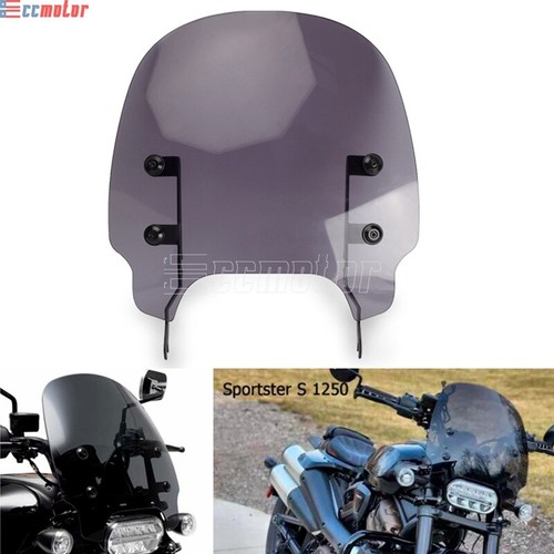 Smoke Motorcycle Windshield Screen for Harley Sportster S 1250 RH1250S ...