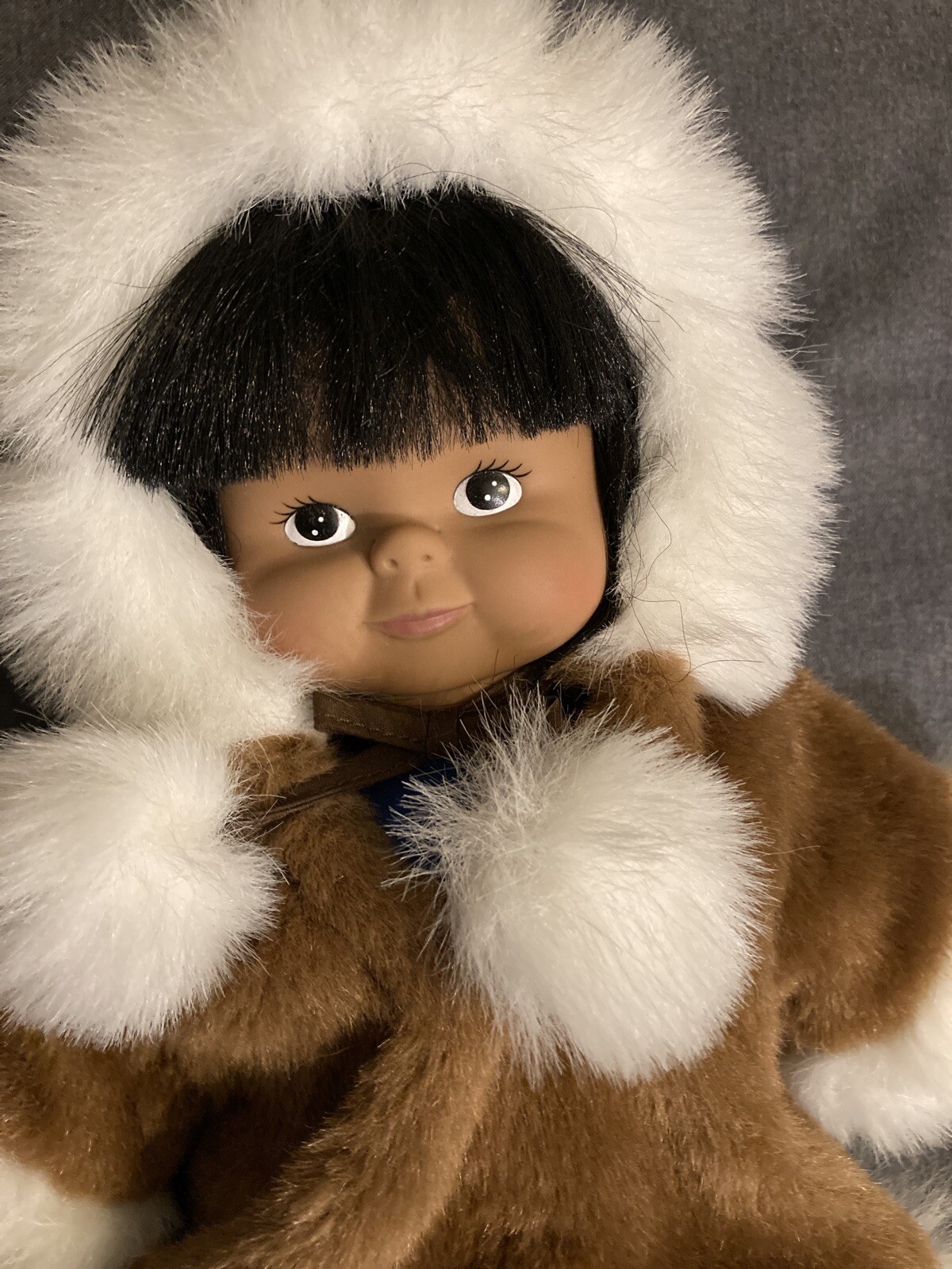 Kipmik Eskimo Inuit Doll 16" Girl Naulik #00902 Northern Neighbors ...