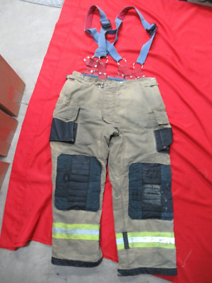 MFG. 2013 MORNING PRIDE Fire Fighter Turnout PANTS 42 X 31 BUNKER GEAR ...