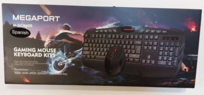 Megaport Gaming Taclado & Mouse Set ES Spanish Layout - Gaming Maus ...