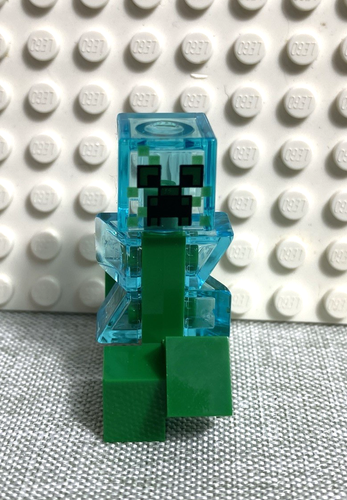 Retired LEGO Charged Creeper Minifigure Minecraft Rare From 21137 | eBay