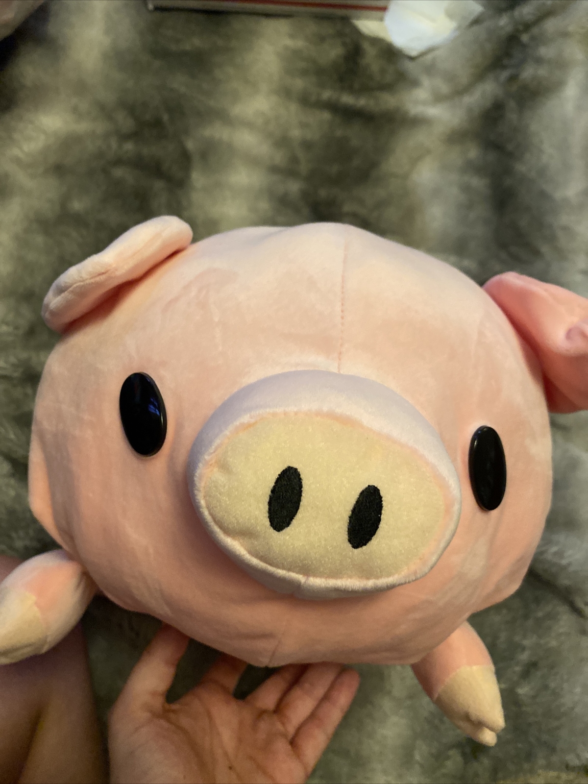 New With Tags Mochi Mochi Puni Pink Piggy Pig BIG 17” Plush Round 1 ...