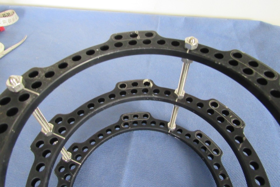 3 Tier Sequel Medical 160-002, 6 Tab Full Ring External Fixator Brace ...