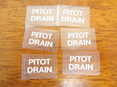 Aviation Pitot Drain Decals | eBay