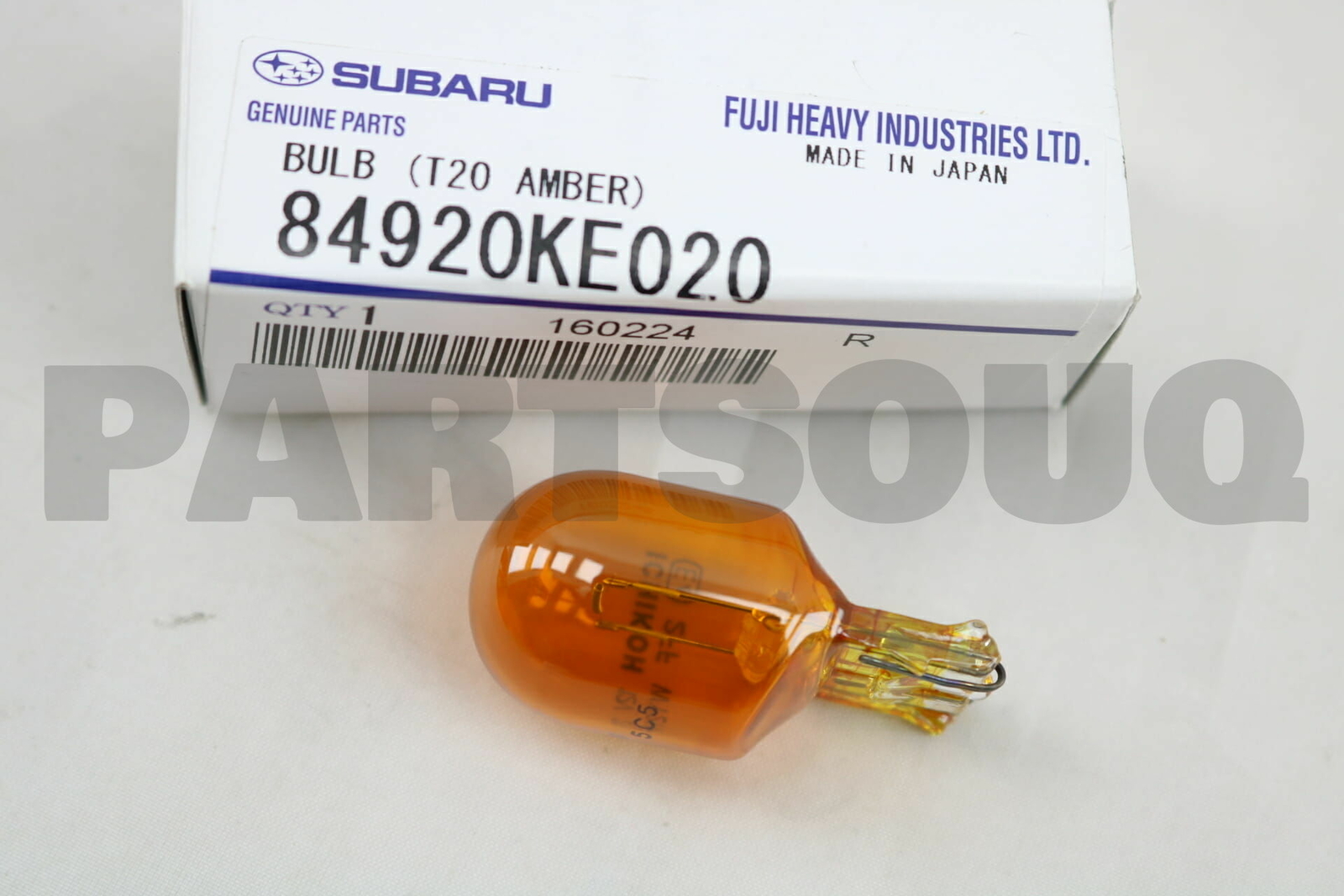 84920KE020 Genuine Subaru BULB (T20 AMBER 84920-KE020 | eBay