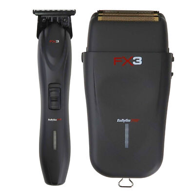 BabylissPro FX3 Professional Foil Shaver & Trimmer Set – FXX3SB ...