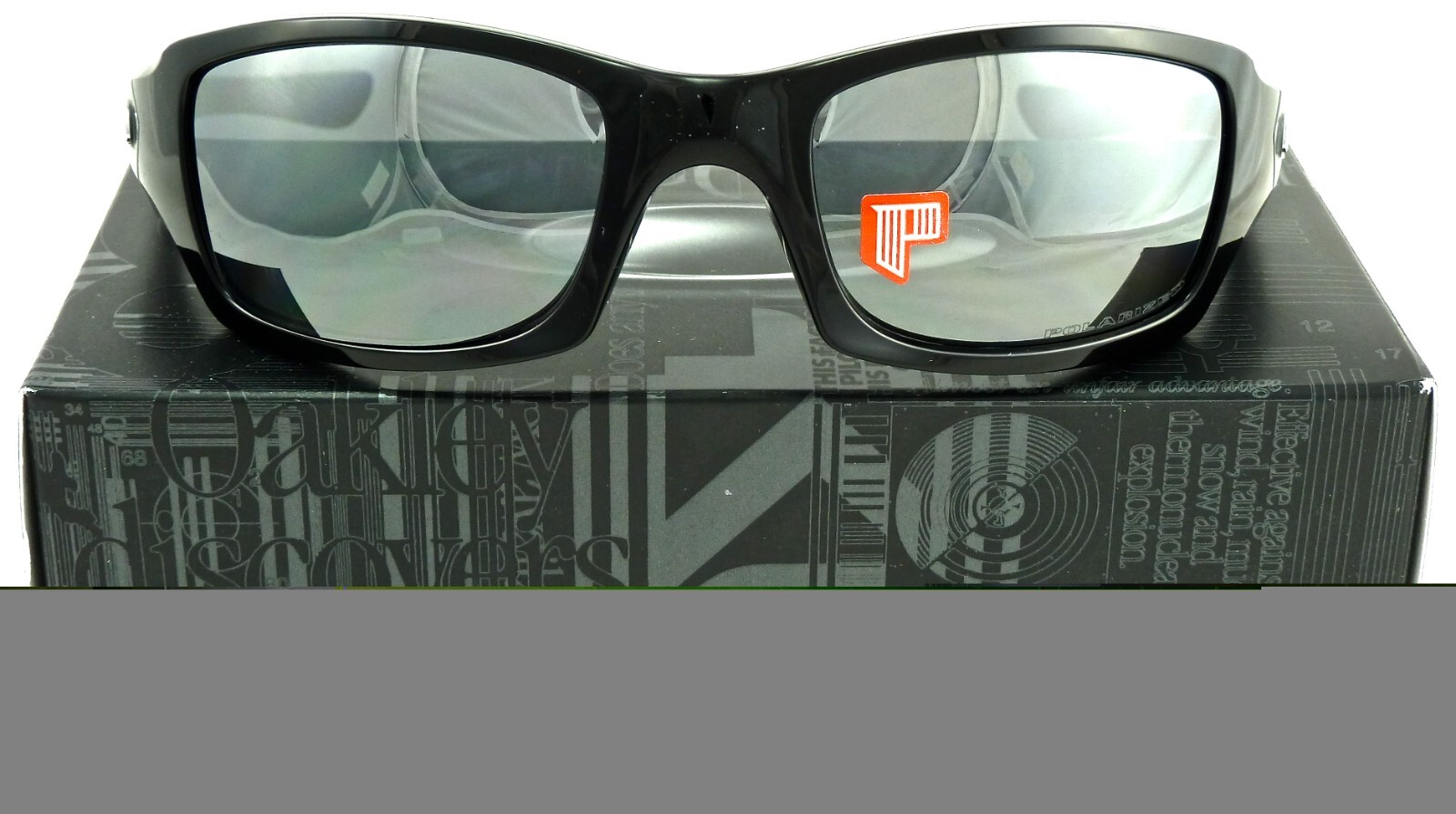 NEW Oakley Fives Squared Sunglasses Black l Polarized Black Iridium ...