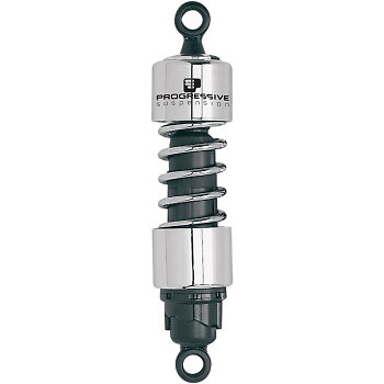 PROGRESSIVE SUSPENSION 412-4219C Chrome 412 Series Cruiser Shocks ...