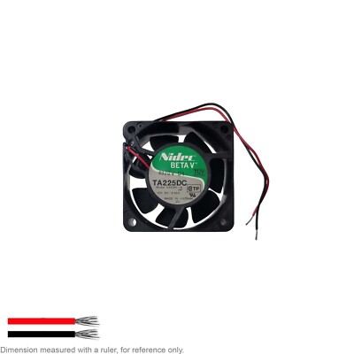 Fan Muffin Cooling DC 12V DC12V 12VDC 60mm 60x60x25 Nidec BETA V ...