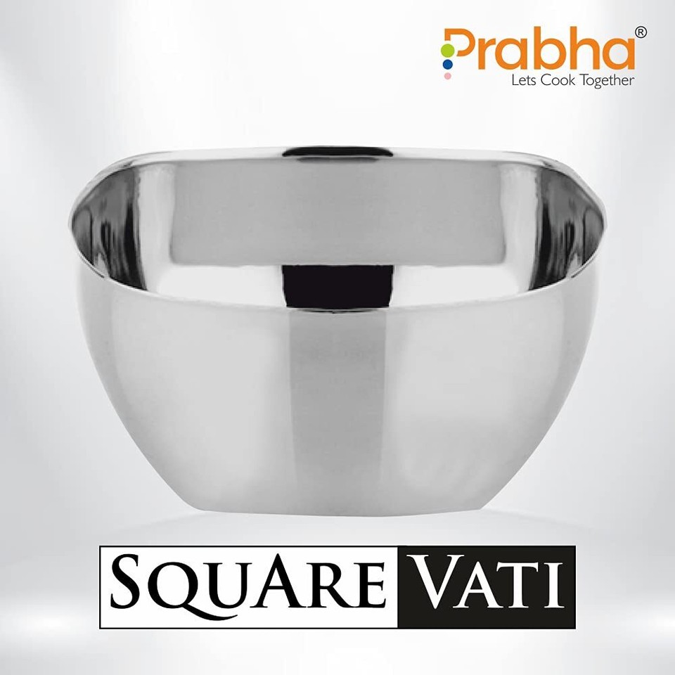 Stainless Steel Square Bowl -4 pcs | eBay